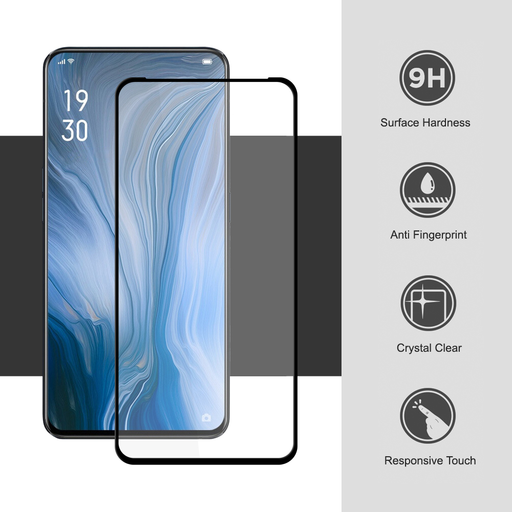 Full Tempered Glass Screen Protector for Oppo Reno 5G / 10x Zoom
